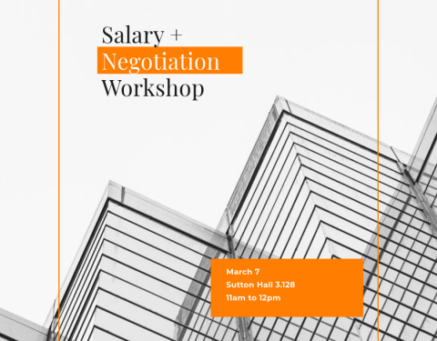 Salary + Negotiation Workshop | School of Architecture