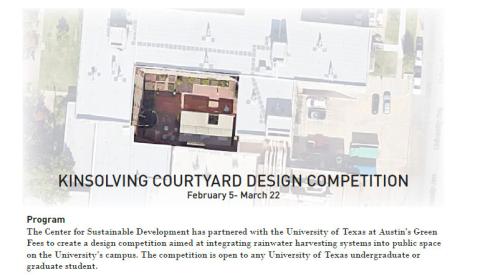 Kinsolving Courtyard Design Competition | School of Architecture
