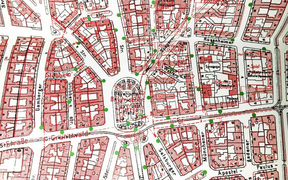 Berlin Wall Map Overlay