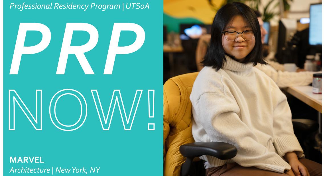 Professional Residency Program: Wen (Aya) Wen at MARVEL | School of Architecture