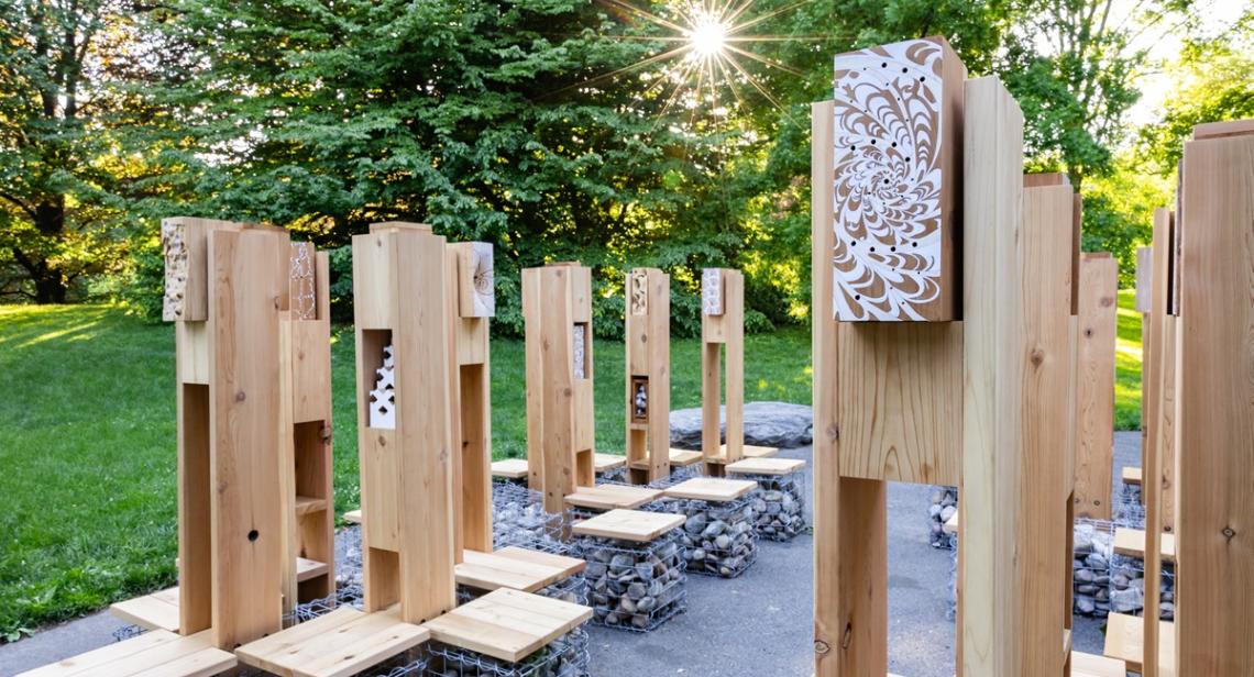 Interior Design Students Create Insect Habitats | School of Architecture