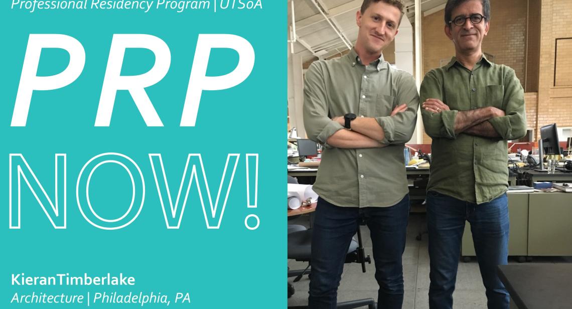 PRP Now! Aaron McMurry // KieranTimberlake | School of Architecture